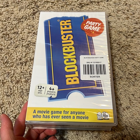 Blockbuster | Games | Bnwt Retro Blockbuster Movie Party Game For 4 ...